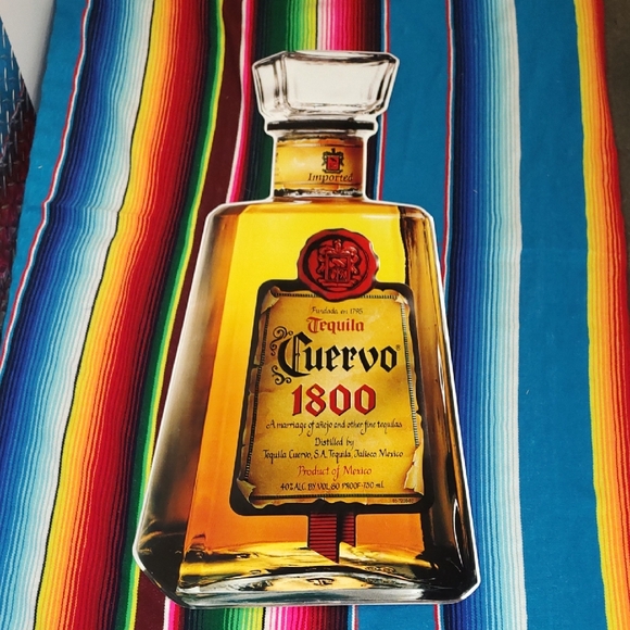 Jose Cuervo 1800 | Wall Decor | Jose Cuervo 80 Metal Tequila Liquor ...